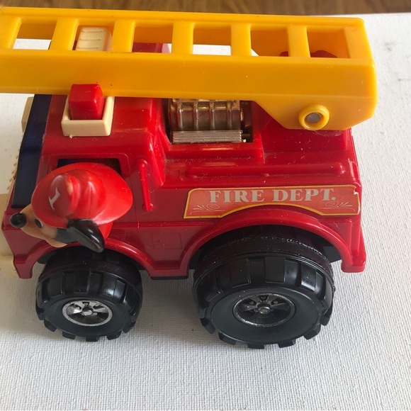 Disney | Toys | Vintage Disney Mickey Mouse Fire Truck | Poshmark